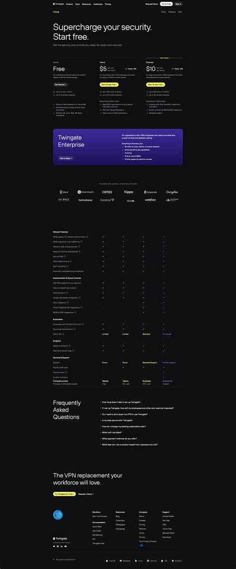 Twingate Website Design Lapa Ninja