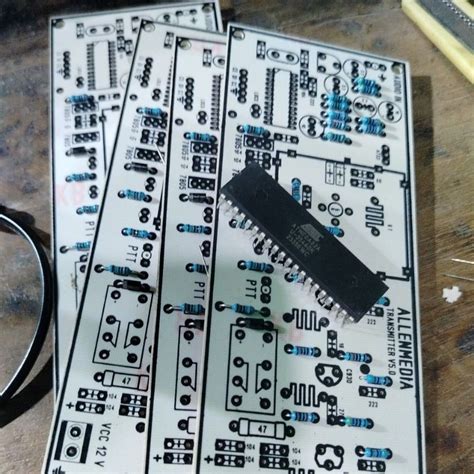 Pll Lc72131 Pcb Diy Kit And Atmega Control Pcb Shopee Malaysia