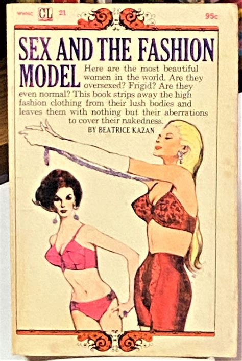 Sex And The Fashion Model By Beatrice Kazan 1967 My Book Heaven