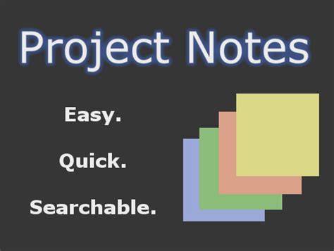 Project Notes Utilities Tools Unity Asset Store