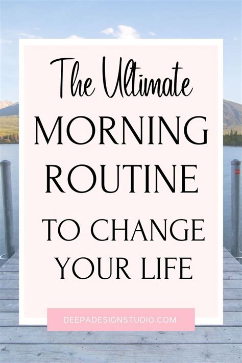 My ultimate morning routine checklist that changed my life – Artofit