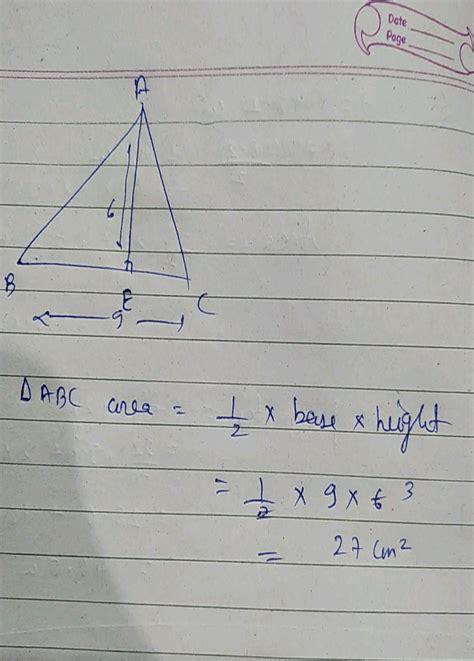 ABC Is Isosceles In Which AE Perp B C AE Mathrm Cm BC Mathrm Cm