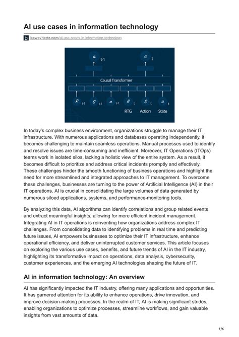PPT AI Use Cases In Information Technology PowerPoint Presentation Free Download ID 12186802