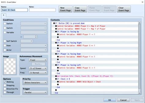 is there a solution for event touching other event rpg maker forums