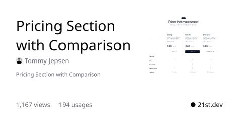 Pricing Section With Comparison 21stdev Craft With Ai 21stdev