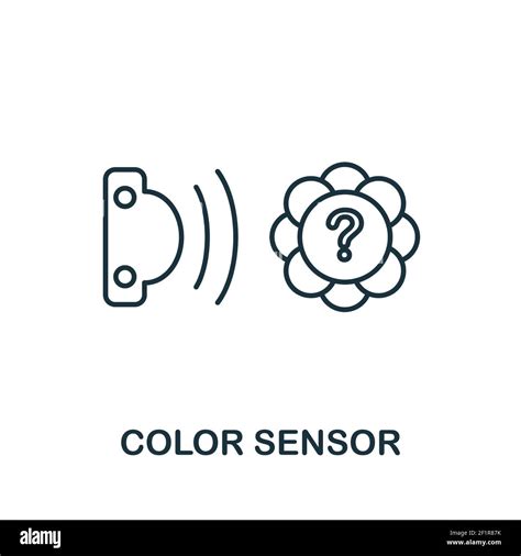 Color Sensor Icon Simple Element From Sensors Icons Collection Creative Color Sensor Icon Ui