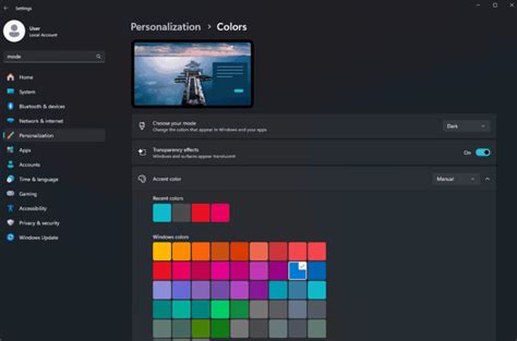 Windows 11 Dark Mode Settings Thinglabs