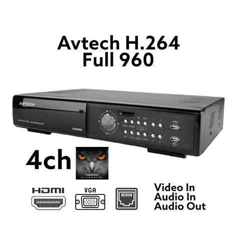 Jual Dvr Avtech 4ch Full D1 Ultra Resolution Bekas Shopee Indonesia