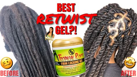 1 Year Of New Growth 😅 Freeform Loc Retwist Using Tropical Roots Firm
