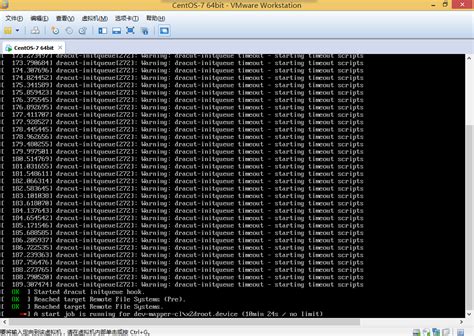 Centos7开机停留在a Start Job Is Running For Wait For Plymouth Boot Screen To