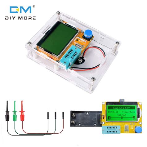 Diymore Mega328 Transistor Tester Clear Acrylic Case Shell Housing For
