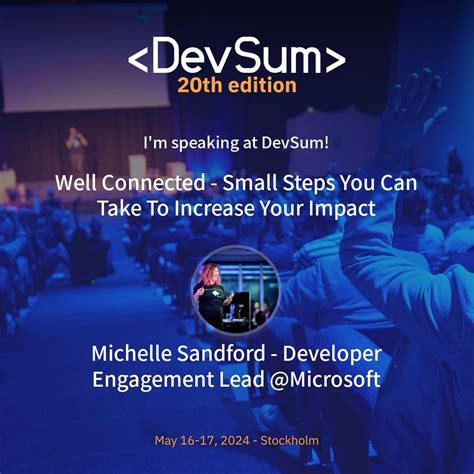 Michelle Sandford On Linkedin Conference