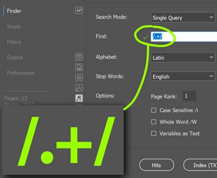 Indiscripts How To Create An Index From A Style