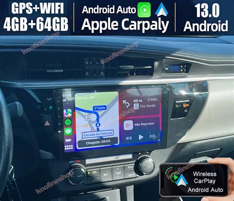 Apple Carplay Gps Navi Android 13 Car Stereo Radio For Toyota Corolla