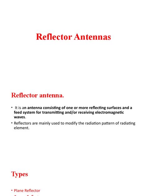 maximizing signal gain and directivity through strategic reflector