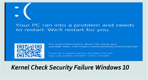 Kernelsecuritycheckfailure Archives Pc Error Fix