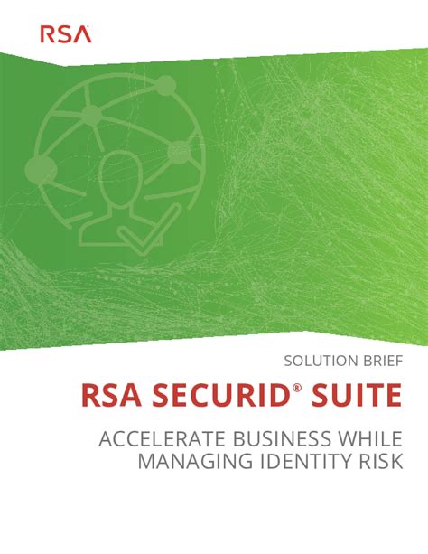 RSA Securid Accelerate Business While Managing Identity Risk