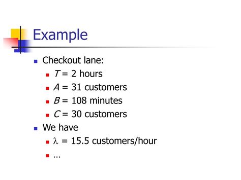 Ppt An Introduction To The Operational Analysis Of Queuing Network