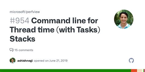 command line for thread time with tasks stacks · issue 954