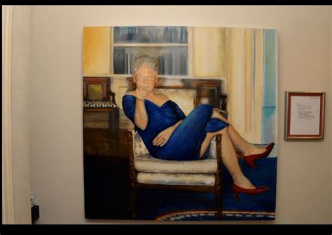Fact Check Epstein Owned Painting Of Bill Clinton In A Blue Dress