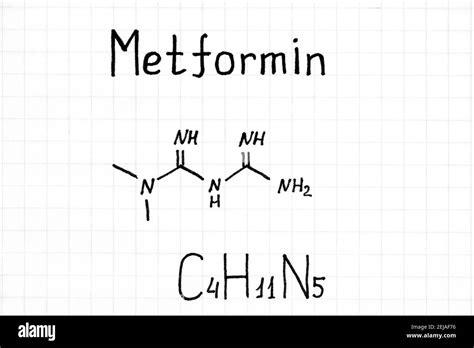 Metformin Structure Cut Out Stock Images And Pictures Alamy