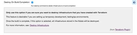 Terraform Jenkins Plugin