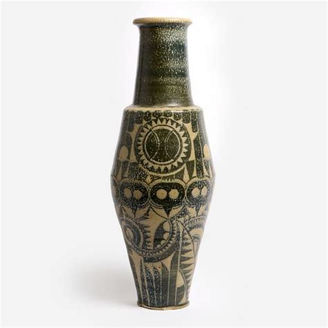 Asante Adu Marko Sgraffito Floor Vase 1978 Sold At Auction On 10th