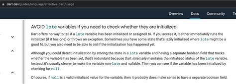Should We Use The Late Variable In Flutter If Yes Then Where Should It