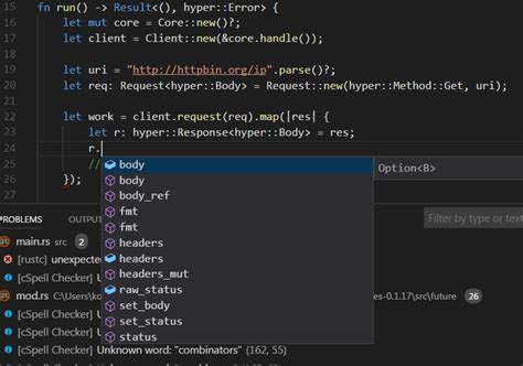 Closure Variable Intellisense Support · Issue 576 · Rust Langrls · Github