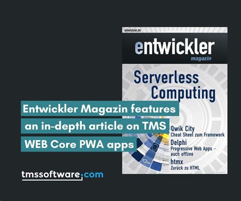tmswebcore pwaarticle entwickler