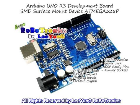 Arduino UNO R Compatible ATMEL DIP ATMEGA P Development Board USB Cable Lazada