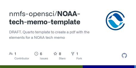 GitHub Nmfs Opensci NOAA Tech Memo Template DRAFT Quarto Template To Create A Pdf With The