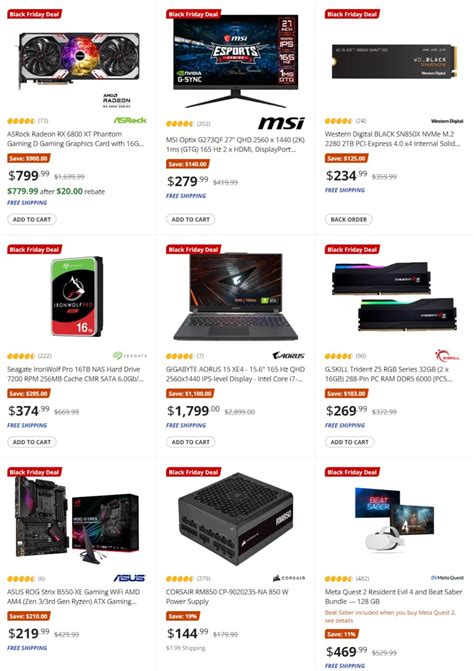Newegg Black Friday 2025 Canada Deals