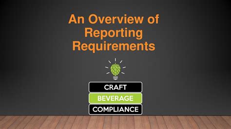 An Overview of Reporting Requirements - ppt download
