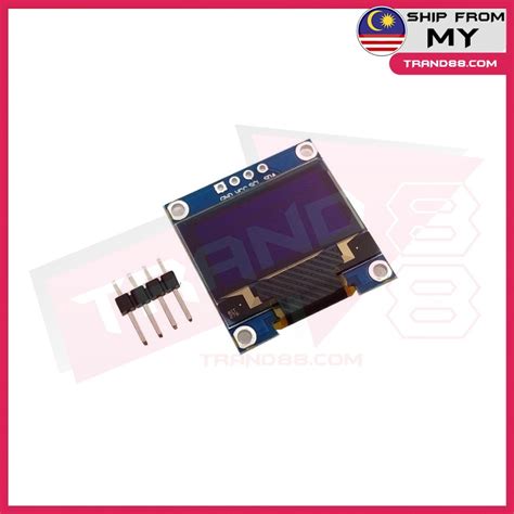0 96 inches yellow and blue dual color i2c iic communication 4 pin oled