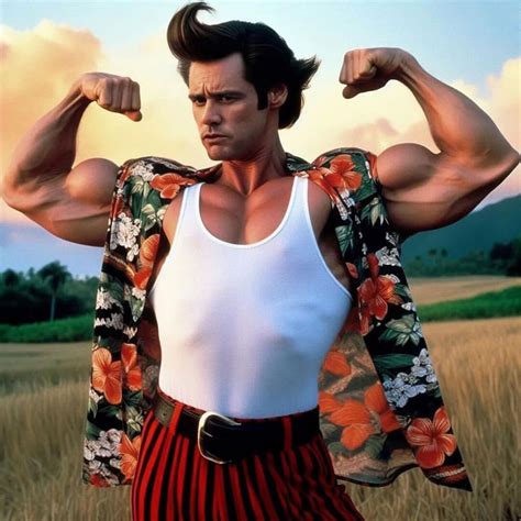 تصاویری از شخصیت های معروف فیلم ها با فیگور بدنسازی که هوش مصنوعی به