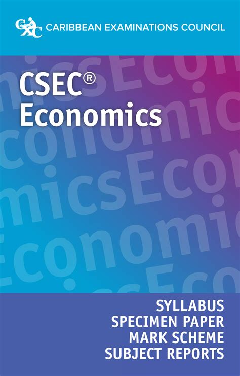 Cxc Csec Syllabus For Economics Pdf Educational Assessment Education
