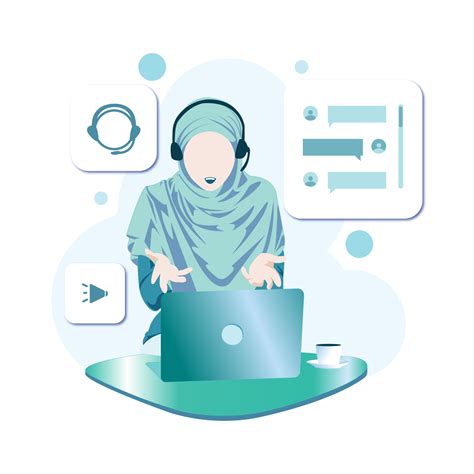 Female Muslim Office Admin 25251747 PNG