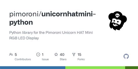 github pimoroni unicornhatmini python python library for the