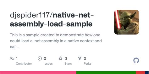 Github Djspider117native Net Assembly Load Sample This Is A Sample