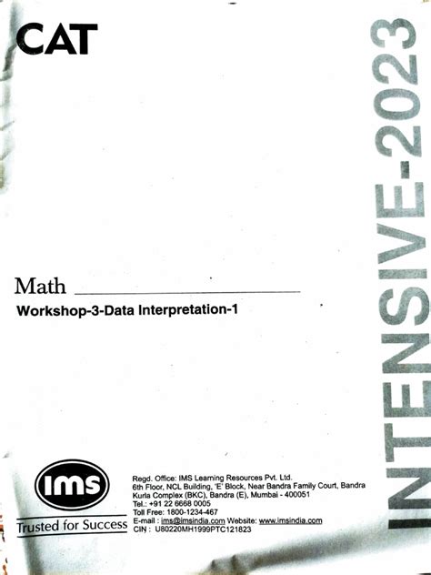 Cat Data Interpretation 1 Pdf
