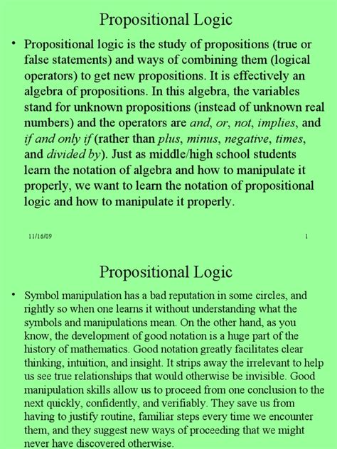 Pdf Basics Of Propositional Logic Dokumen Tips