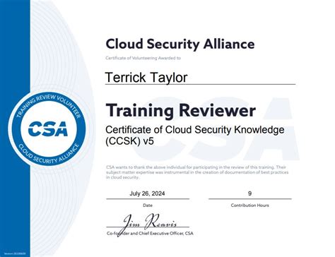 Terrick T On Linkedin Cloudsecurity Ccsk Cybersecurity Continuouslearning Givingback