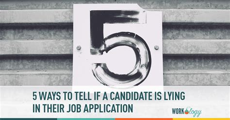 Ways To Spot A Lying Candidate In Their Job Application