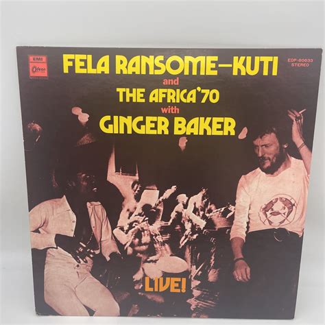 【やや傷や汚れあり】lp レコード アナログ盤 フェラ・クティ Fela Kuti ジンジャー・ベイカー Tony Allen The Africa 70 With Ginger Baker