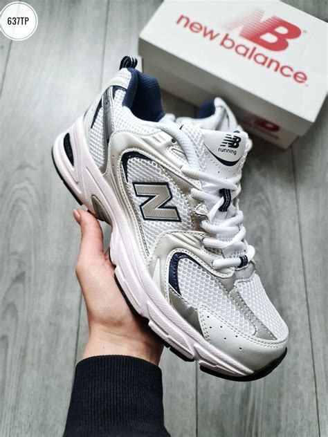 Кроссовки New Balance 530 White Silver abzorb Обувь Нью Беленс белые ...