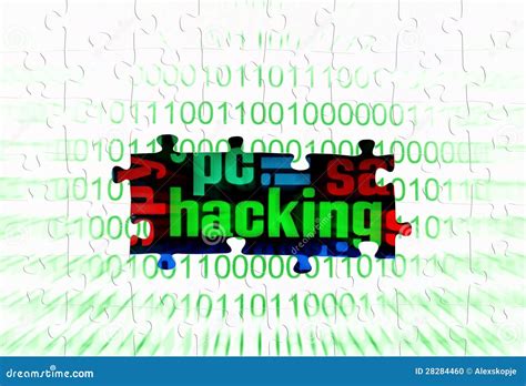 Hacking Puzzle Concept Stock Photo Image Of Firewall