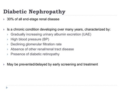 Diabetic nephropathy medical management | PPT