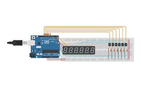 circuit design examen pe tinkercad