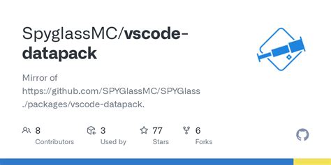 Github Spyglassmcvscode Datapack Mirror Of